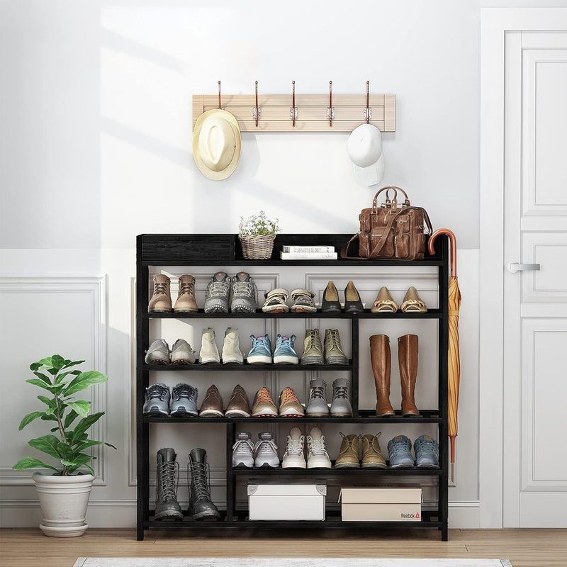 Orren Ellis Shoe Rack for Front Door Entrance,Shoe Organizer with ...