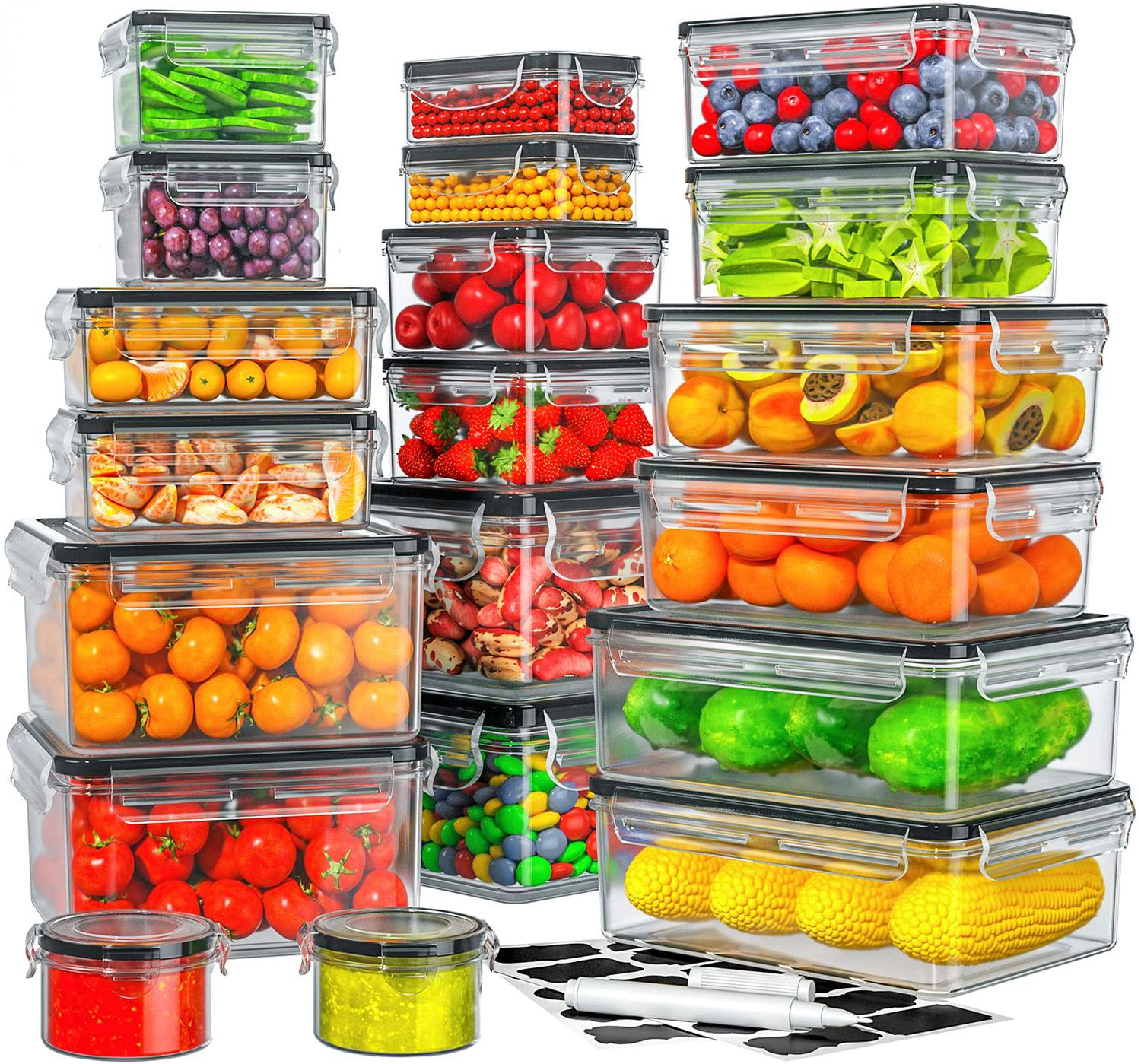 Prep & Savour Dashurije 20 Container Food Storage Set | Wayfair
