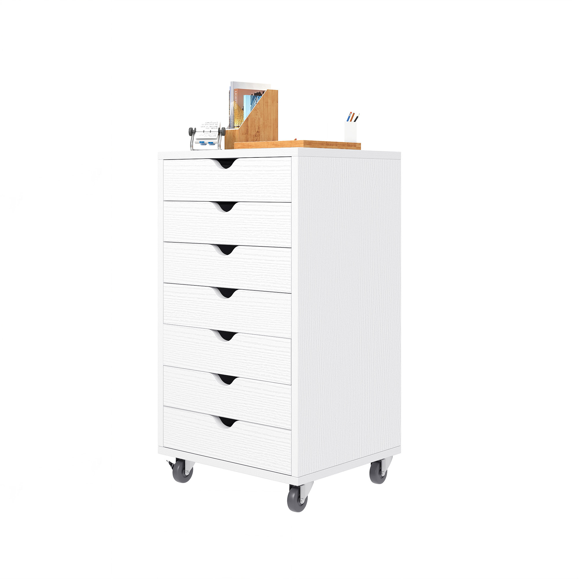 17 Stories 120.65cm Wide 7 -Drawer Mobile File Cabinet | Wayfair.co.uk