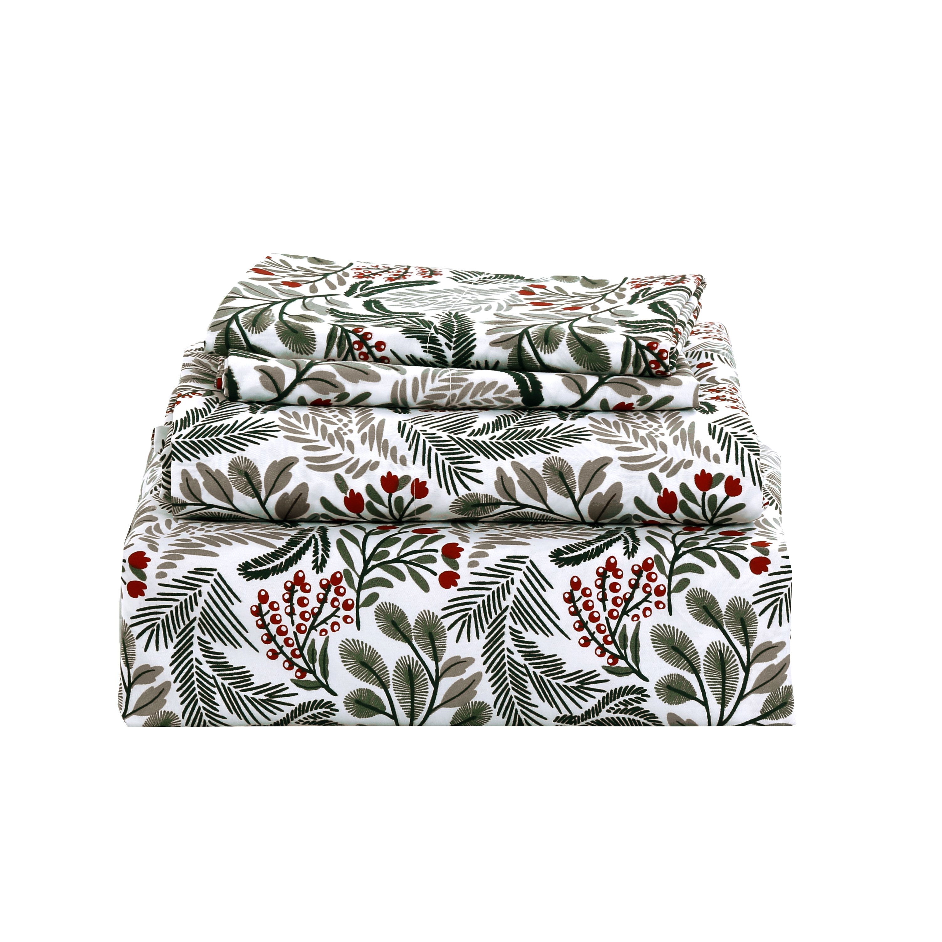 HARPER LOFT Pine Flower 3-piece Sheet Set Twin | Wayfair