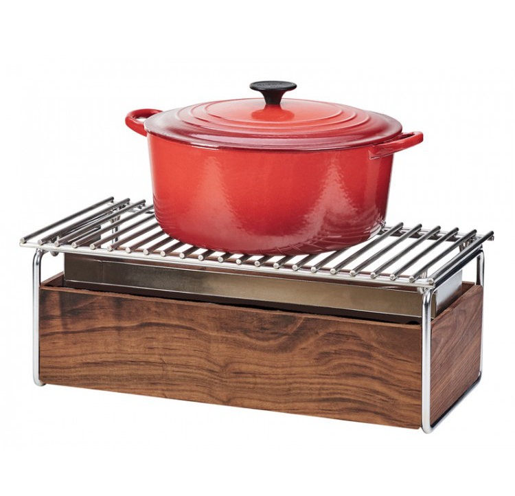 Cal-Mil Mid-Century Wood Rectangle Chafing Dish | Wayfair