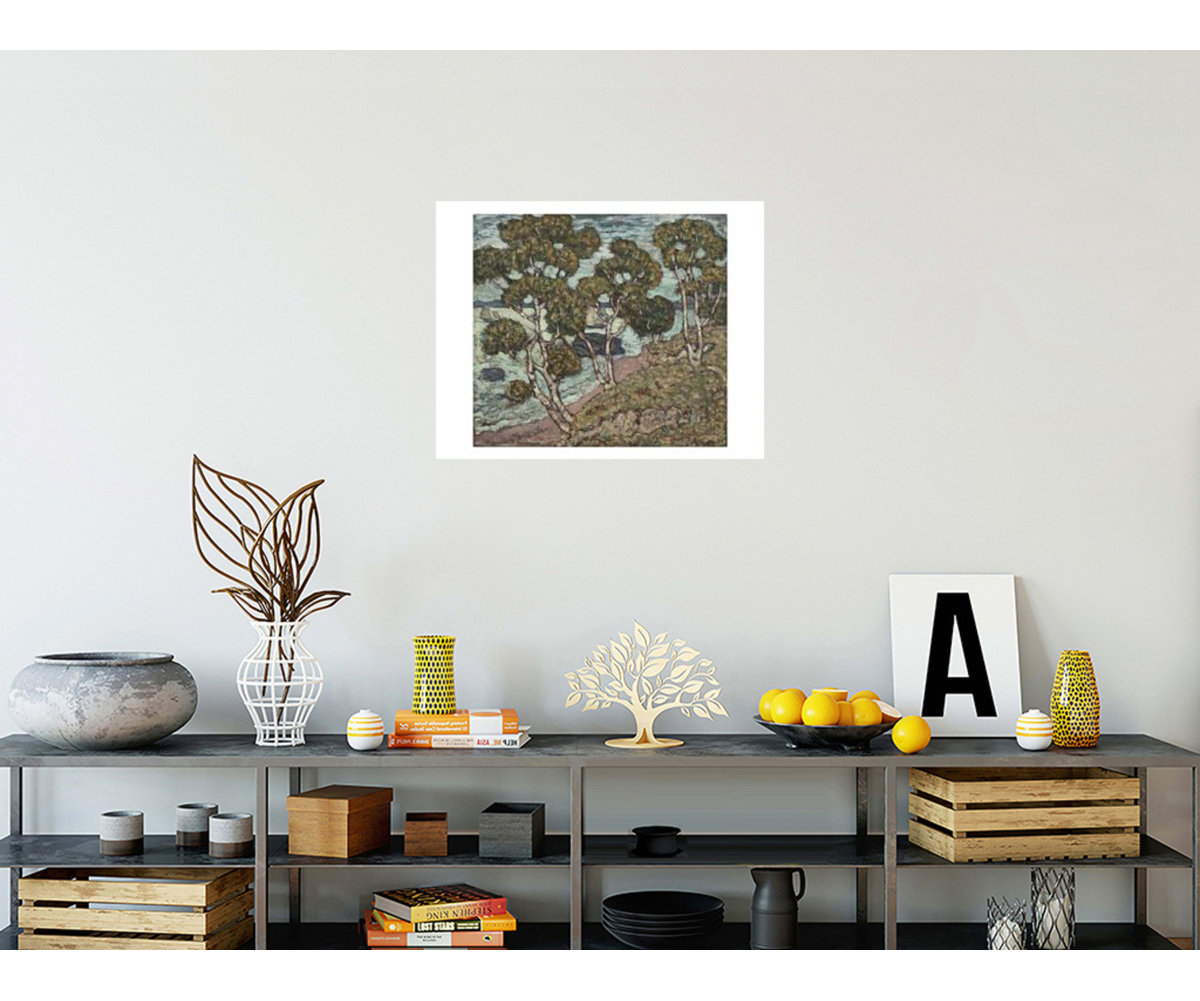 1000Museums The Birches by Maurice Brazil Prendergast - Giclee Print ...