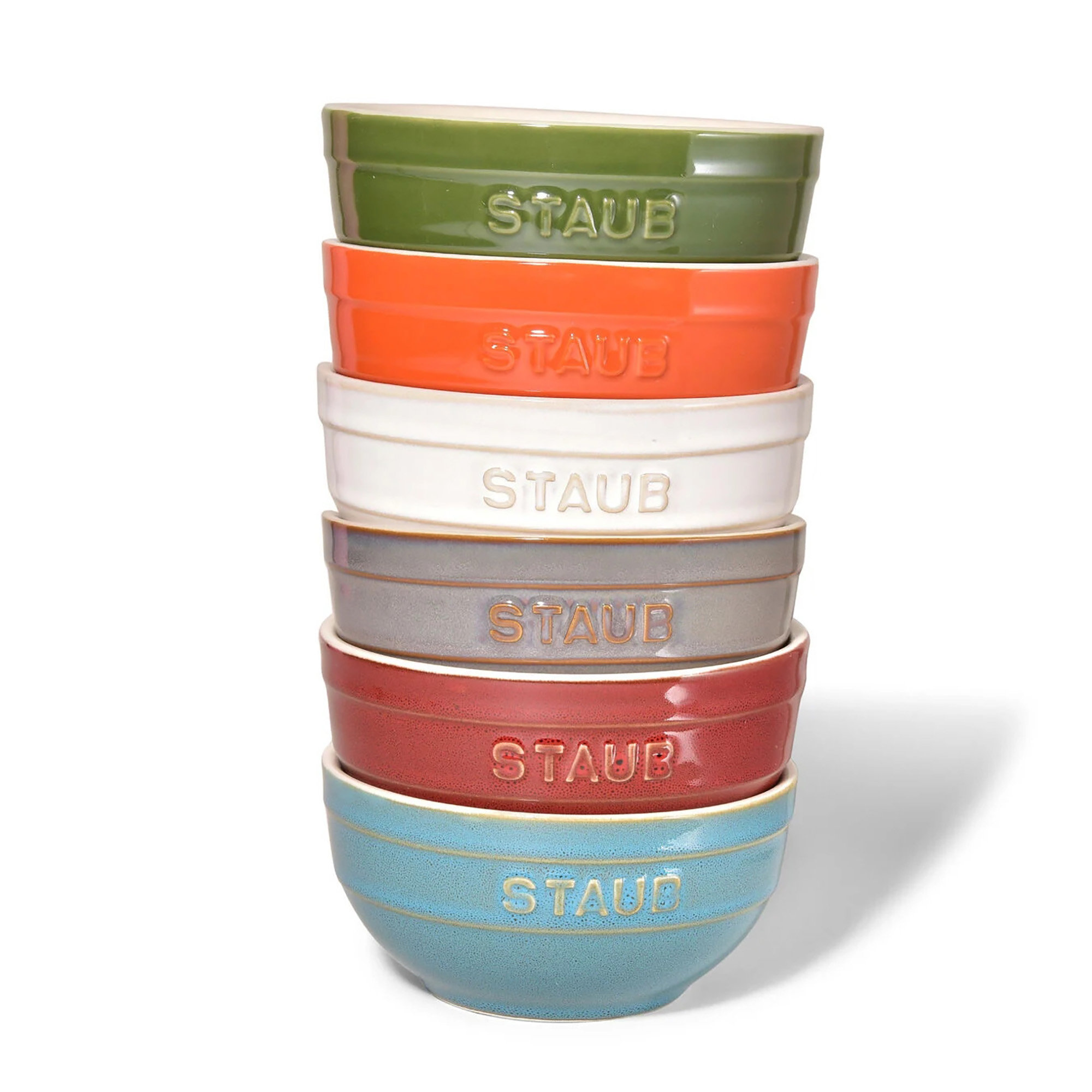 Staub Ceramique 6 Piece Bowl Set - Mixed Colours - Wayfair Canada