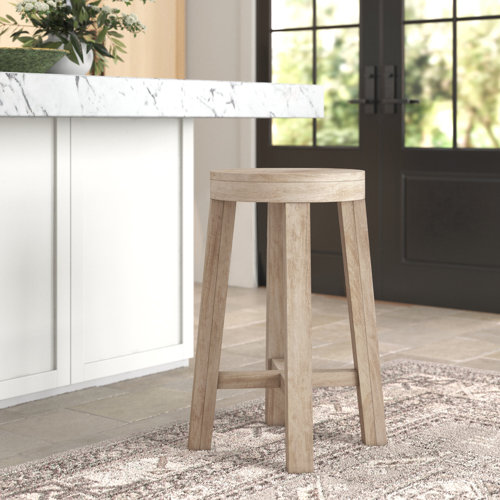 Joss & Main Derrek Solid Wood 26'' Counter Stool | Wayfair