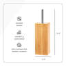 Toilet Tree Products ToiletTree Products Bamboo Toilet Brush with ...