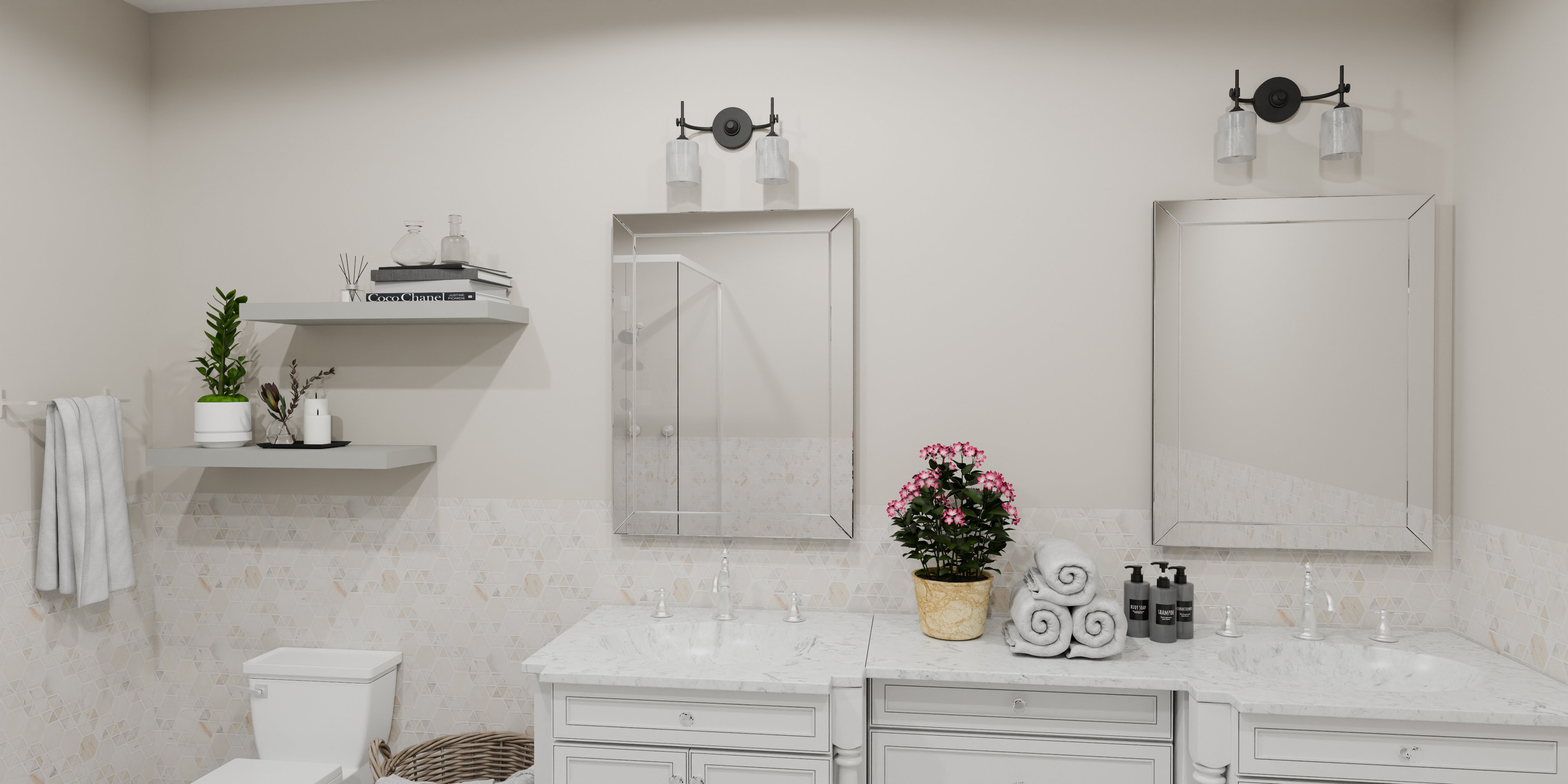 Quoizel Aria 2-Light Matte Black Bath Light | Wayfair