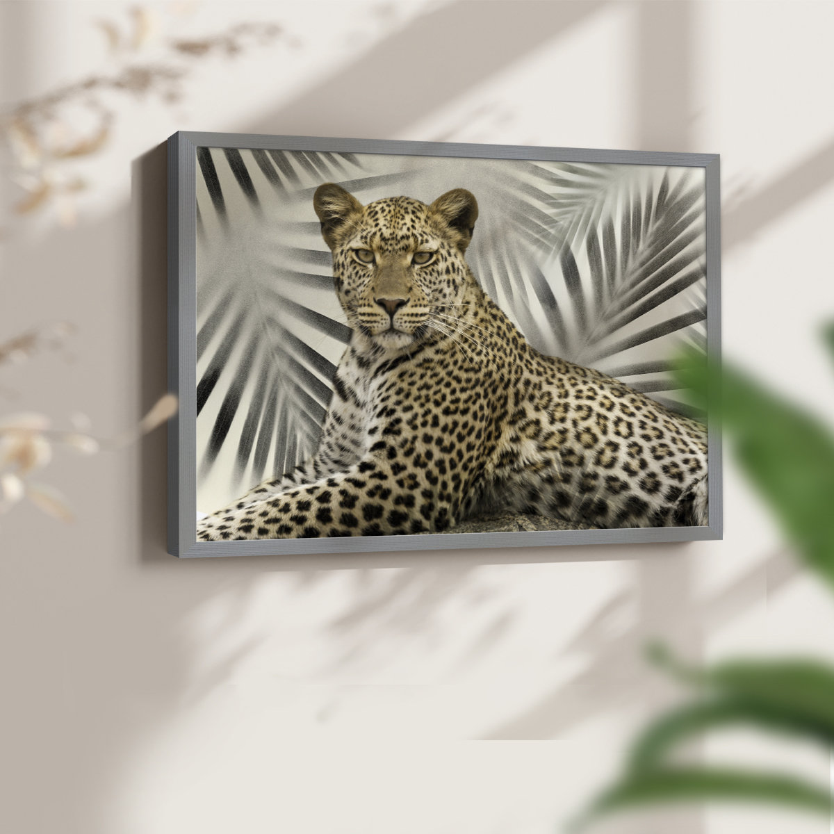 Bungalow Rose Boho Cheetah -Framed Print - Restickable | Wayfair
