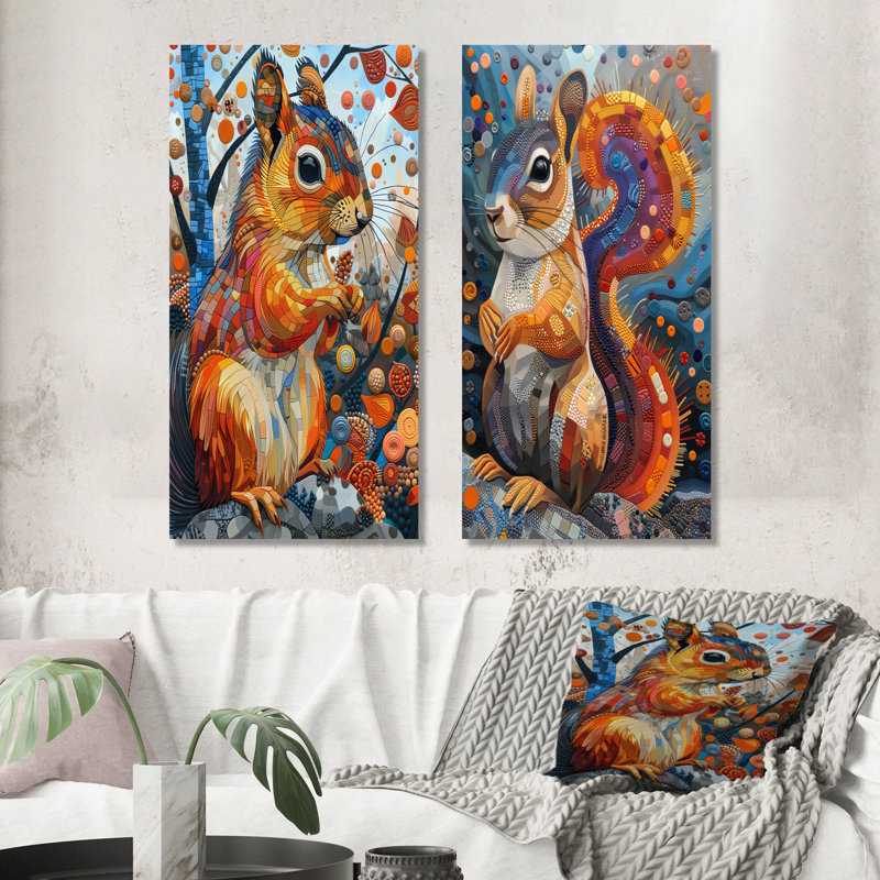 squirrel pop art