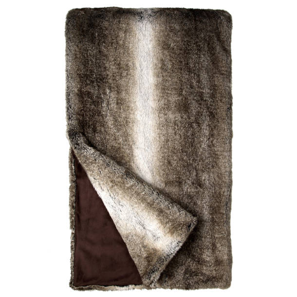 FABULOUS-FURS Signature Series Faux Fur Pillow Fisher | Wayfair