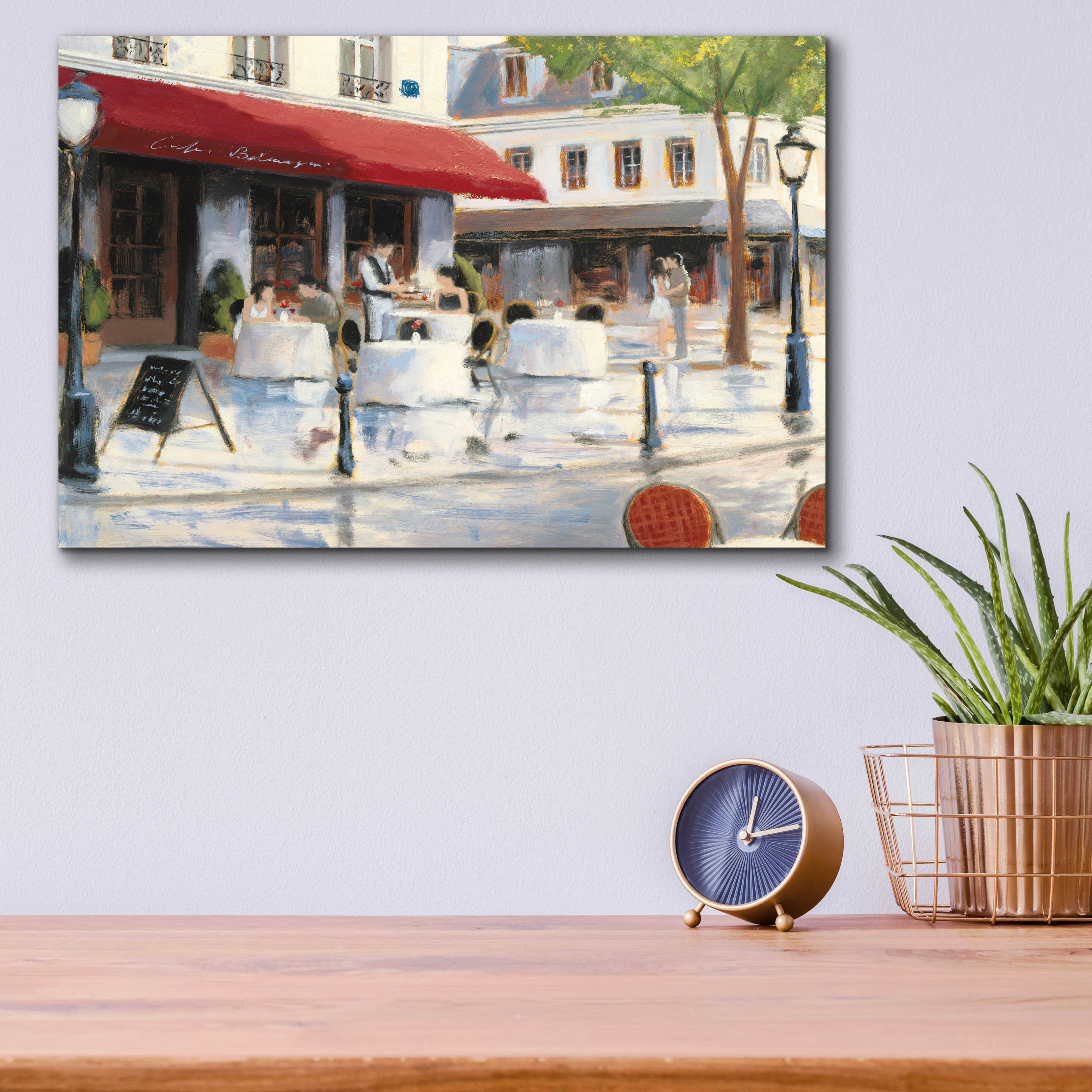 Red Barrel Studio® Relaxing at the Cafe I by James Wiens - Unframed ...