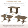 August Grove® Mid-Century Solid Wood 7-Piece Dining Table Set ...