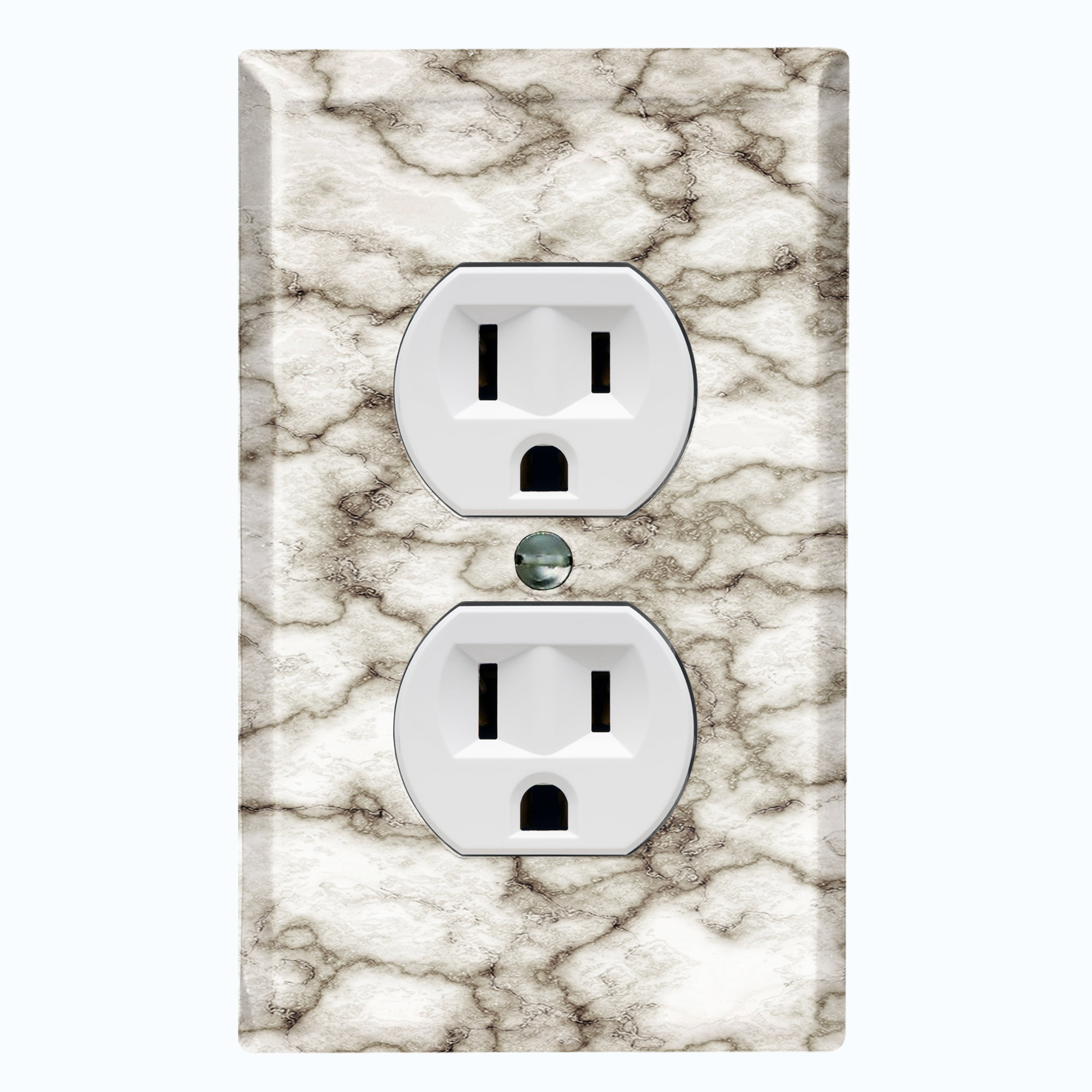 WorldAcc 2-Gang Duplex Outlet Wall Plate | Wayfair