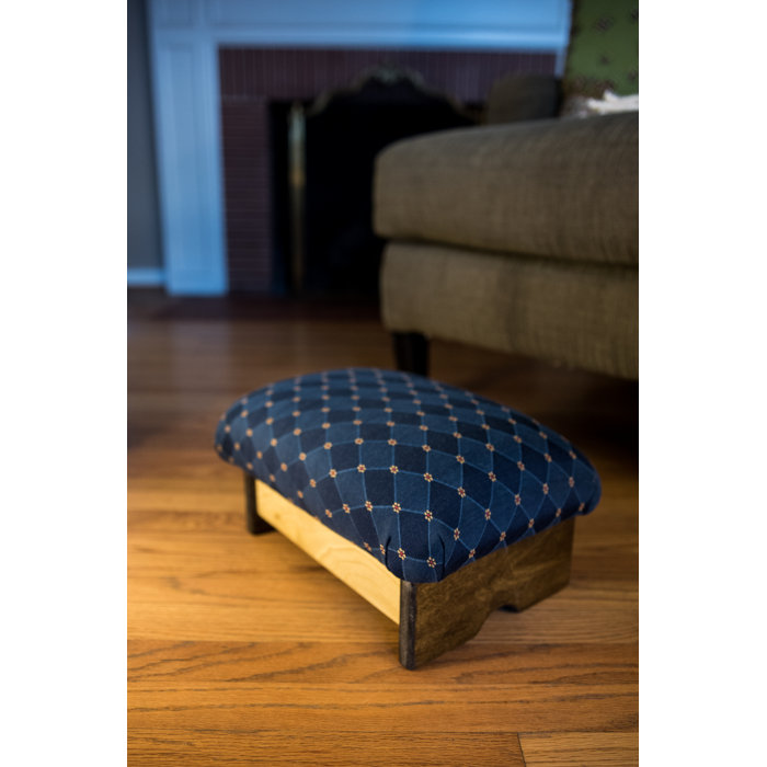 Millwood Pines Padded Foot Stool, 7" Tall, Bohemian Rhapsody Fabric ...