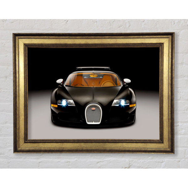 Bright Star Bugatti Veyron Black - Single Picture Frame Art Prints ...