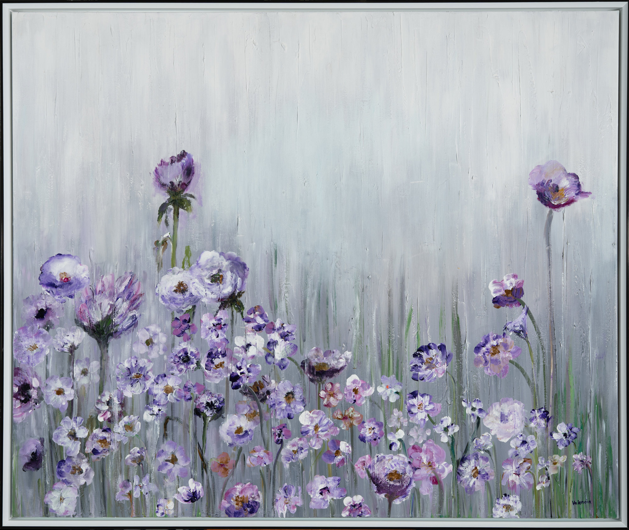RFA Decor Eve's Garden by Valencia - Floater Frame Painting Print on ...