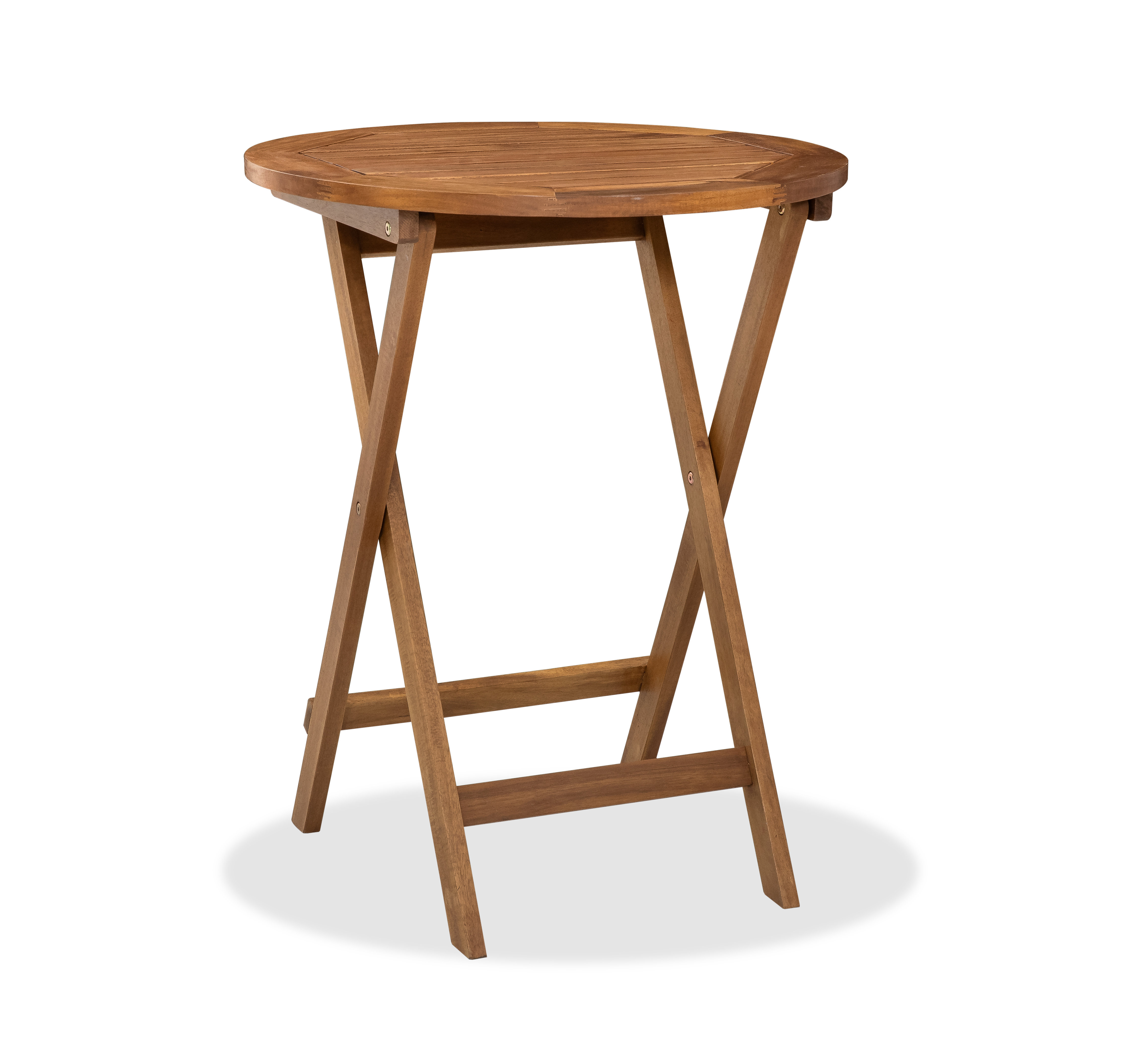 Gracie Oaks Solid Wood Patio Folding Table & Reviews | Wayfair