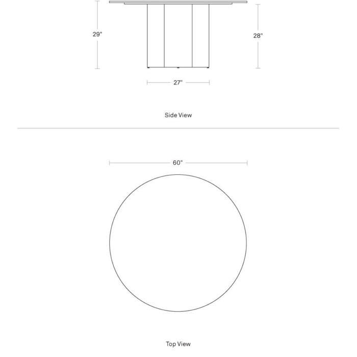 Blu Dot 4 Quarter Round Dining Table | Wayfair