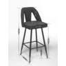 Mercer41 Velvet Upholste Connor Bar Stool Counter Stools with Nailheads ...
