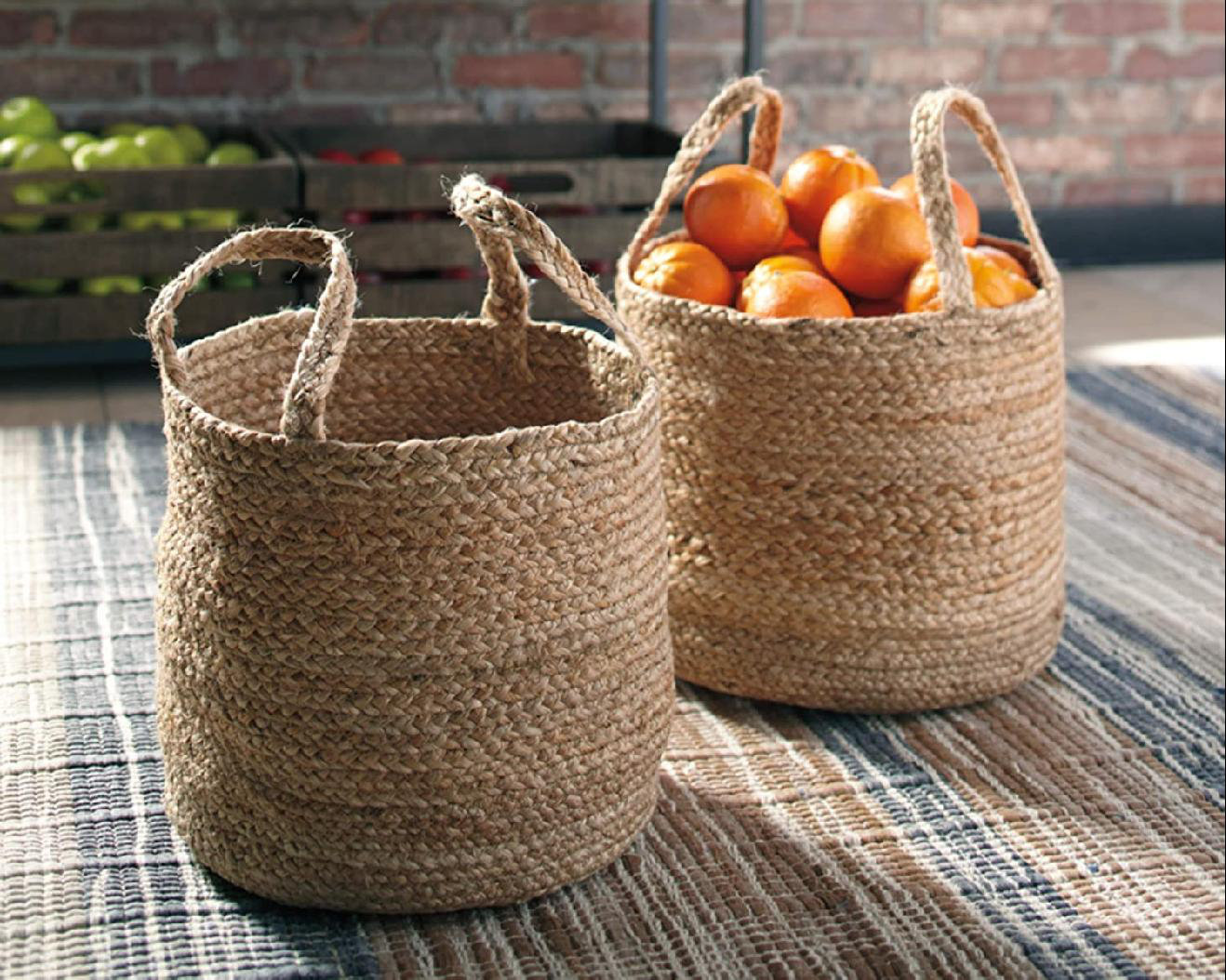 August Grove® Fabric Basket Set & Reviews | Wayfair