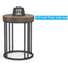 17 Stories Jotham Side Table, Round End Table for Living Room, Bedroom ...