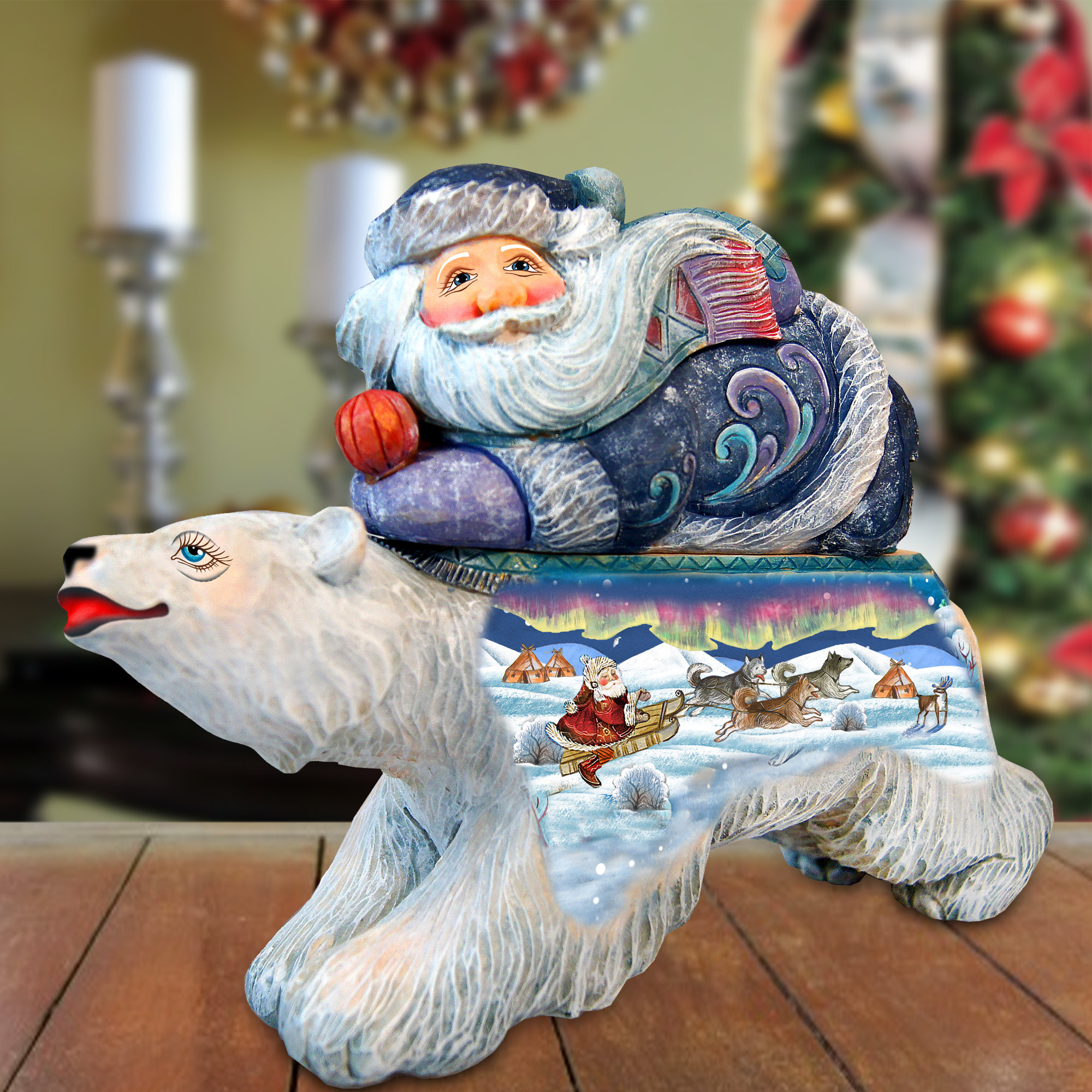 G Debrekht Polar Express Santa Surprise Box Figurine - Wayfair Canada