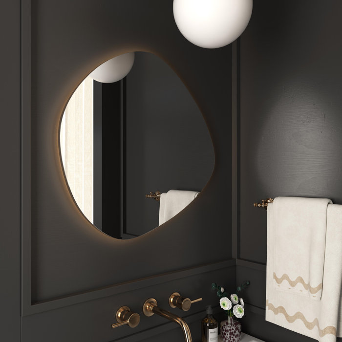 AllModern Kerrin Flat Wall Mirror & Reviews | Wayfair