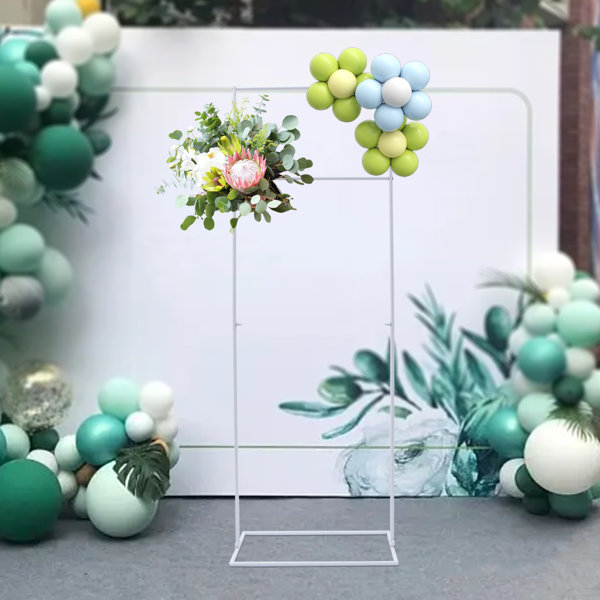 YXSUN 20.87x12.6x61.02in Wedding Arch Stand with Bases,Easy Assembly ...
