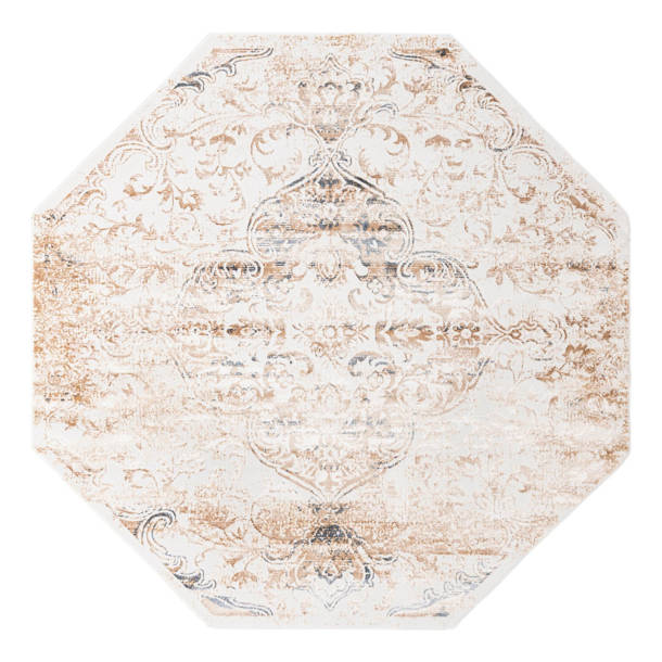 Langley Street Alamo Machine Woven Performance Ivory Rug & Reviews ...