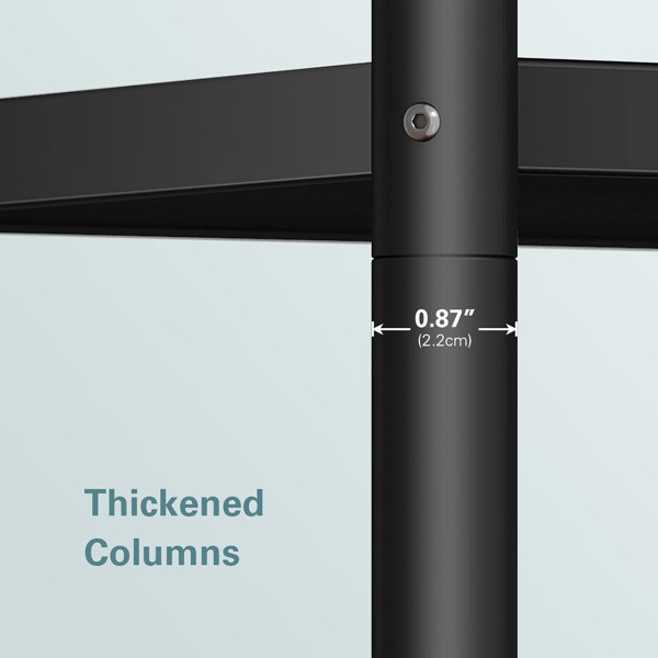 Latitude Run® 4 Tiers Kitchen Bakers Rack, Heavy Duty Free Standing ...