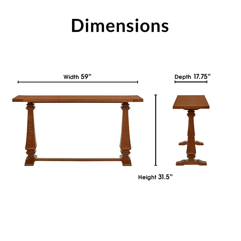 Finch Palisades 59" Console Table | Wayfair