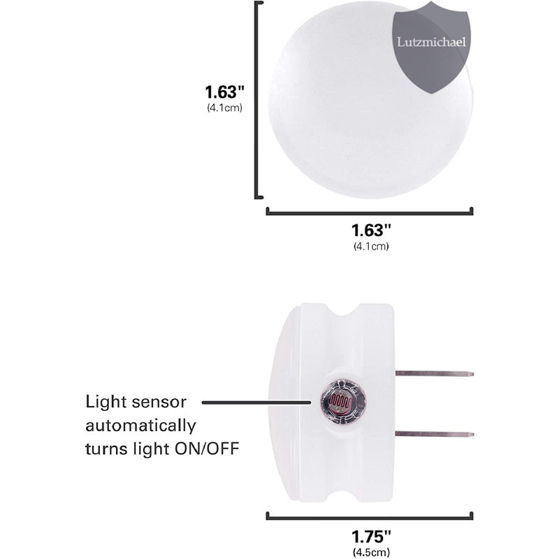 Lights by Night Glo Dot Automatic LED Night Light, Warm White & Reviews ...
