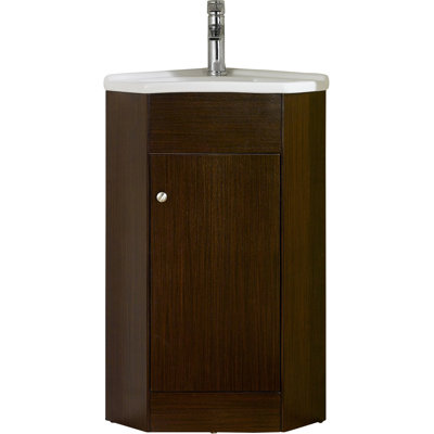 Ebern Designs Jorri 22'' Single Bathroom Vanity with Ceramic Top ...