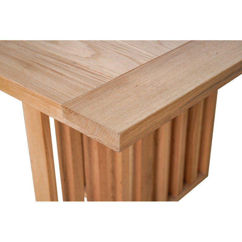 Joss & Main Lamesa 103.5'' Solid Oak Dining Table | Joss & Main