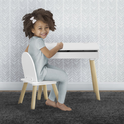 Delta Children 21.65" W Writting Desk and Chair Set & Reviews | Wayfair