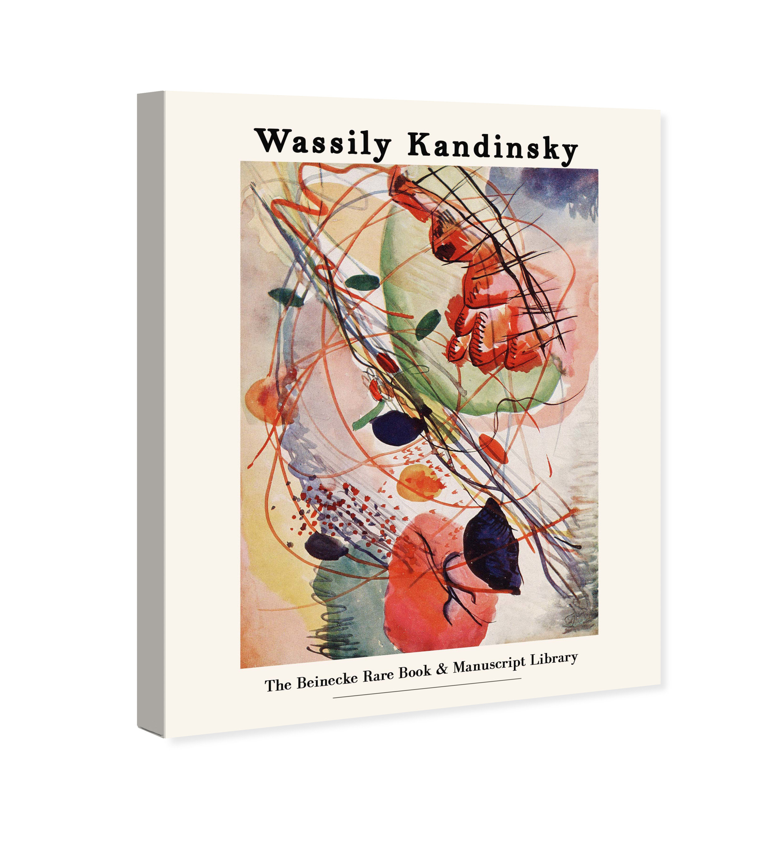 Brayden Studio® Kandinsky Poster On Canvas Print | Wayfair