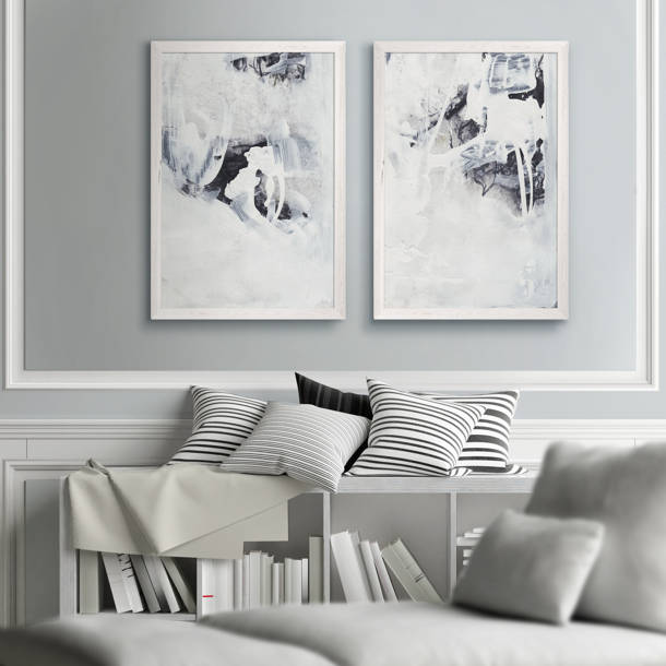 Red Barrel Studio® Fire And Ice III Framed 2 Pieces by Vincent Van Gogh ...
