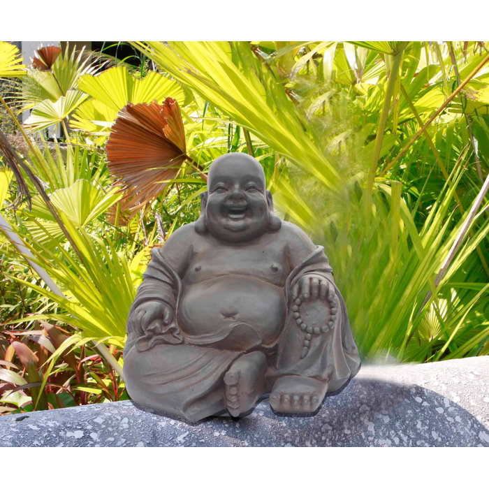 Hi-Line Gift Ltd. Happy Sitting Buddha Statue & Reviews - Wayfair Canada