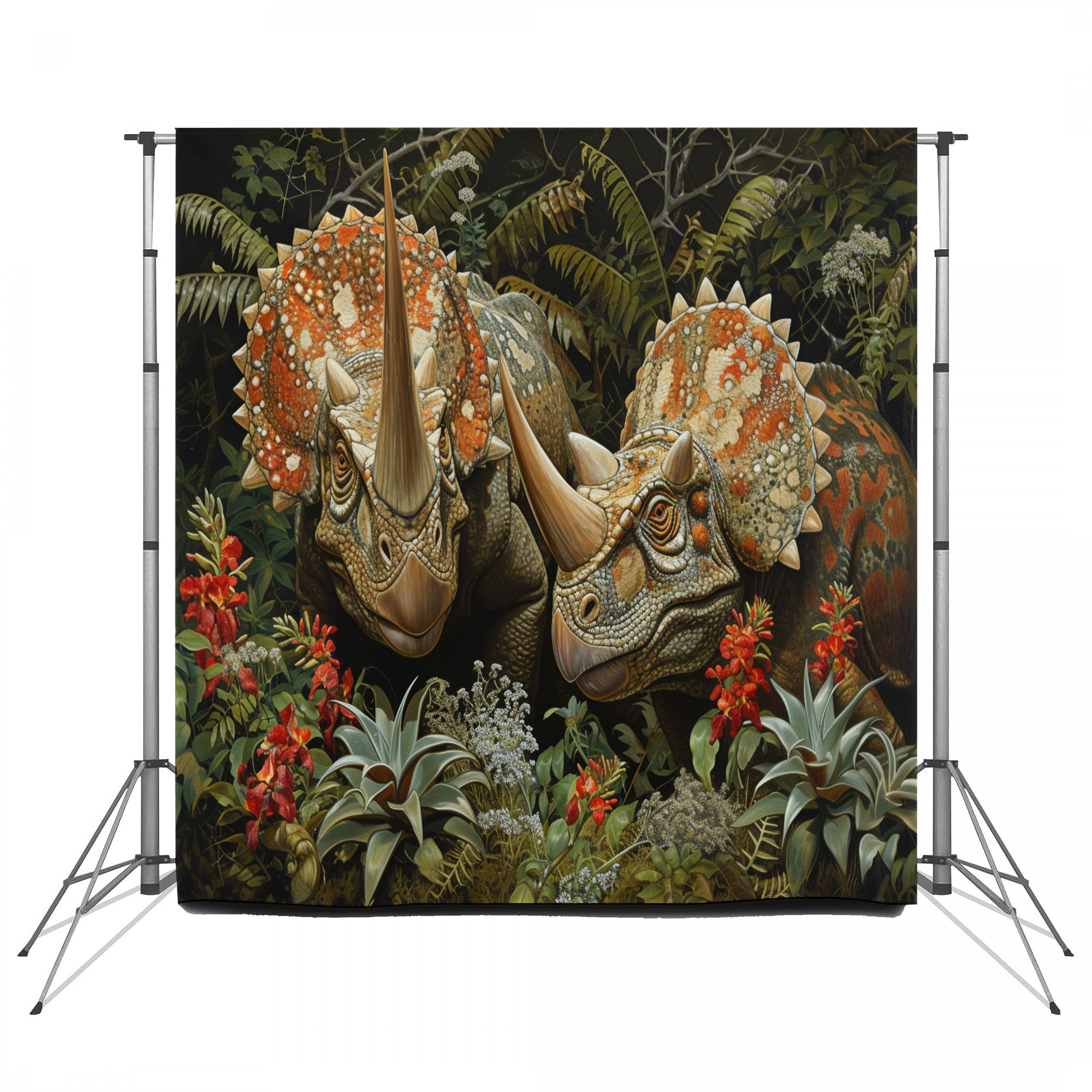 VisionBedding Dinosaurs Backdrop Prehistoric Large Jungle Photo ...