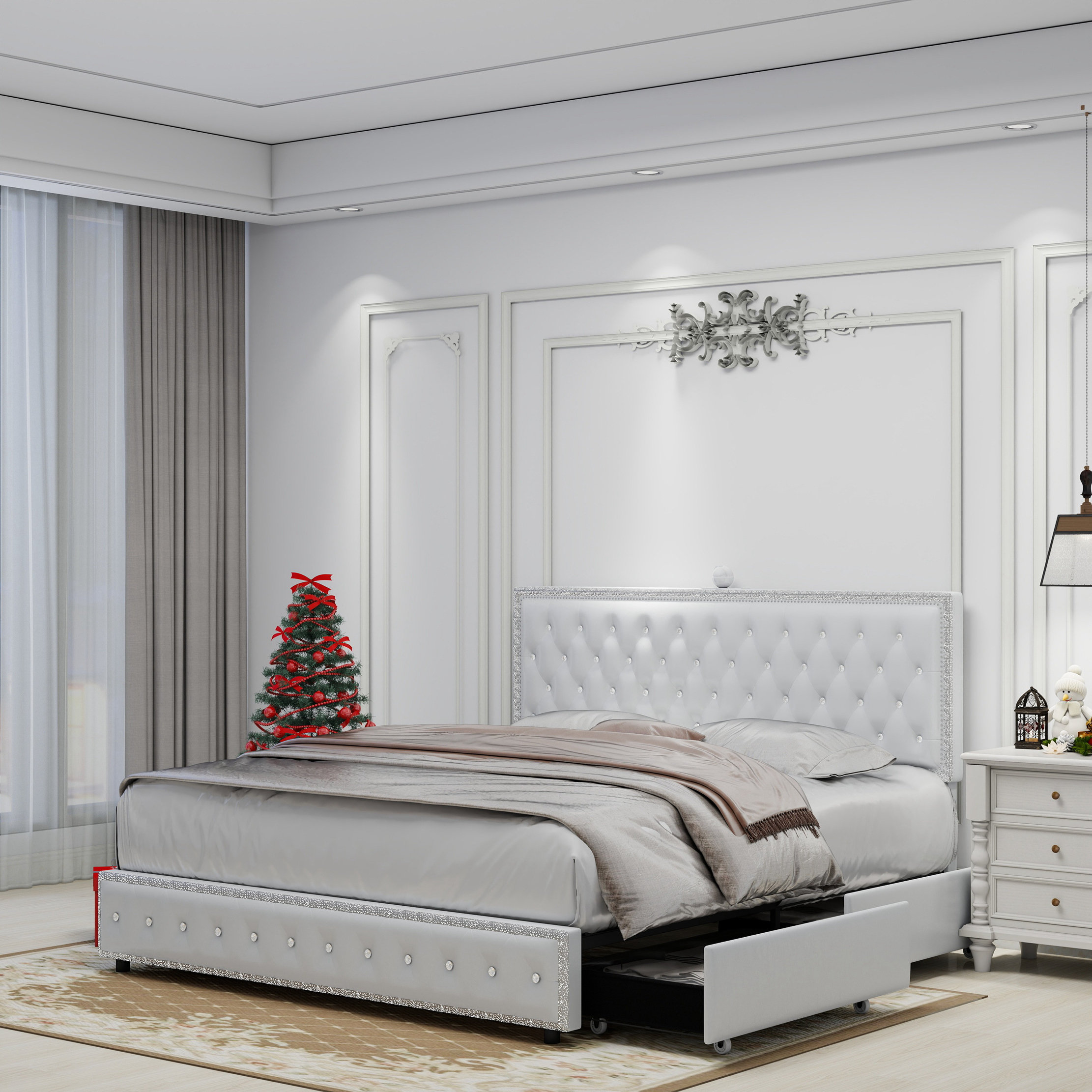 Lark Manor Versatile Bed Frame With Multiple Functionalities For A ...