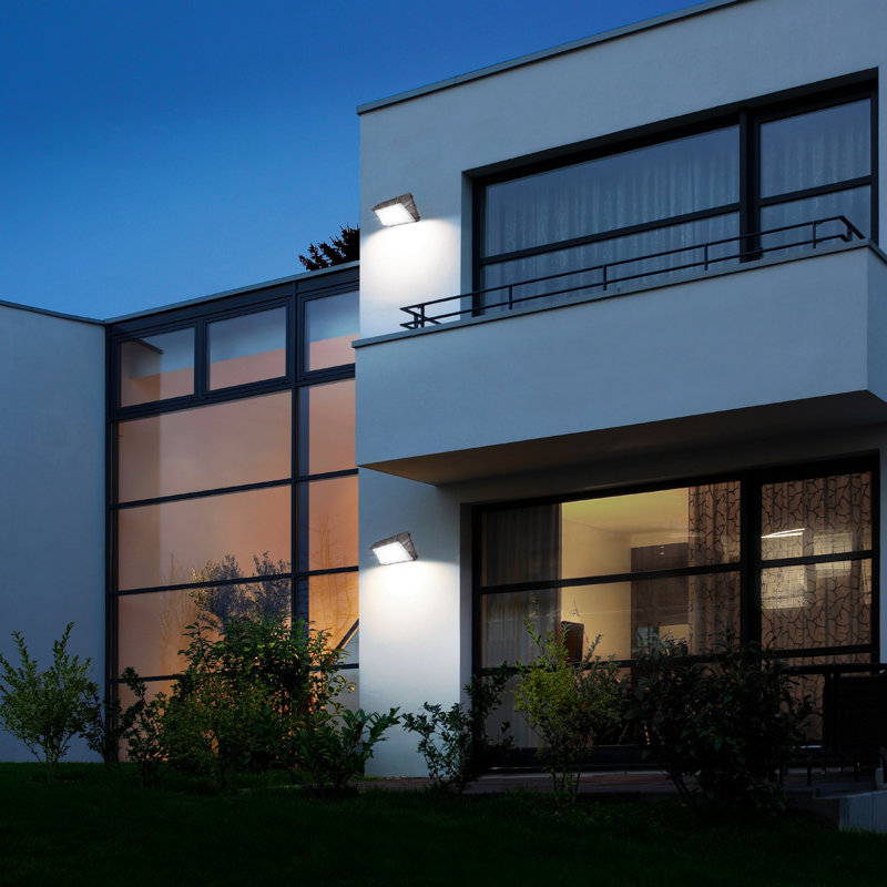 VEVOR LED Wall Pack Lights 120W 240 - Head LED Hardwired Dusk to Dawn ...