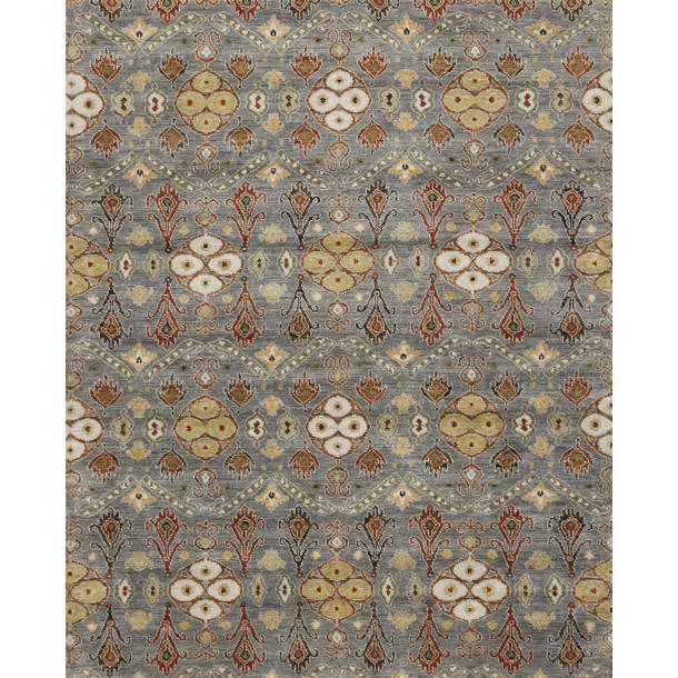 Samad Rugs Vogue Ikat Hand-Knotted Wool Area Rug | Perigold