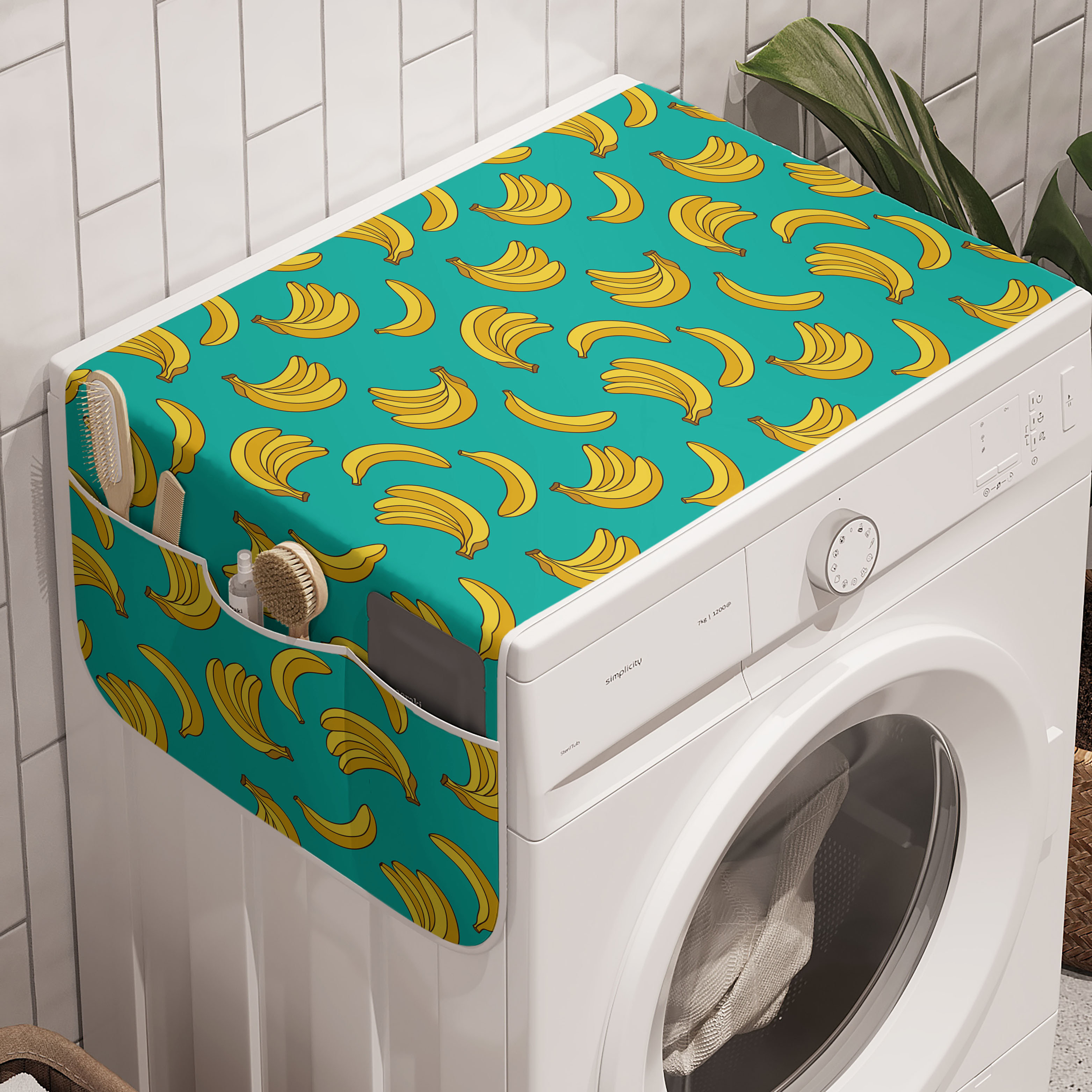 East Urban Home Banana Washing Machine Organizer Pack of 2 47" x 18.5 ...