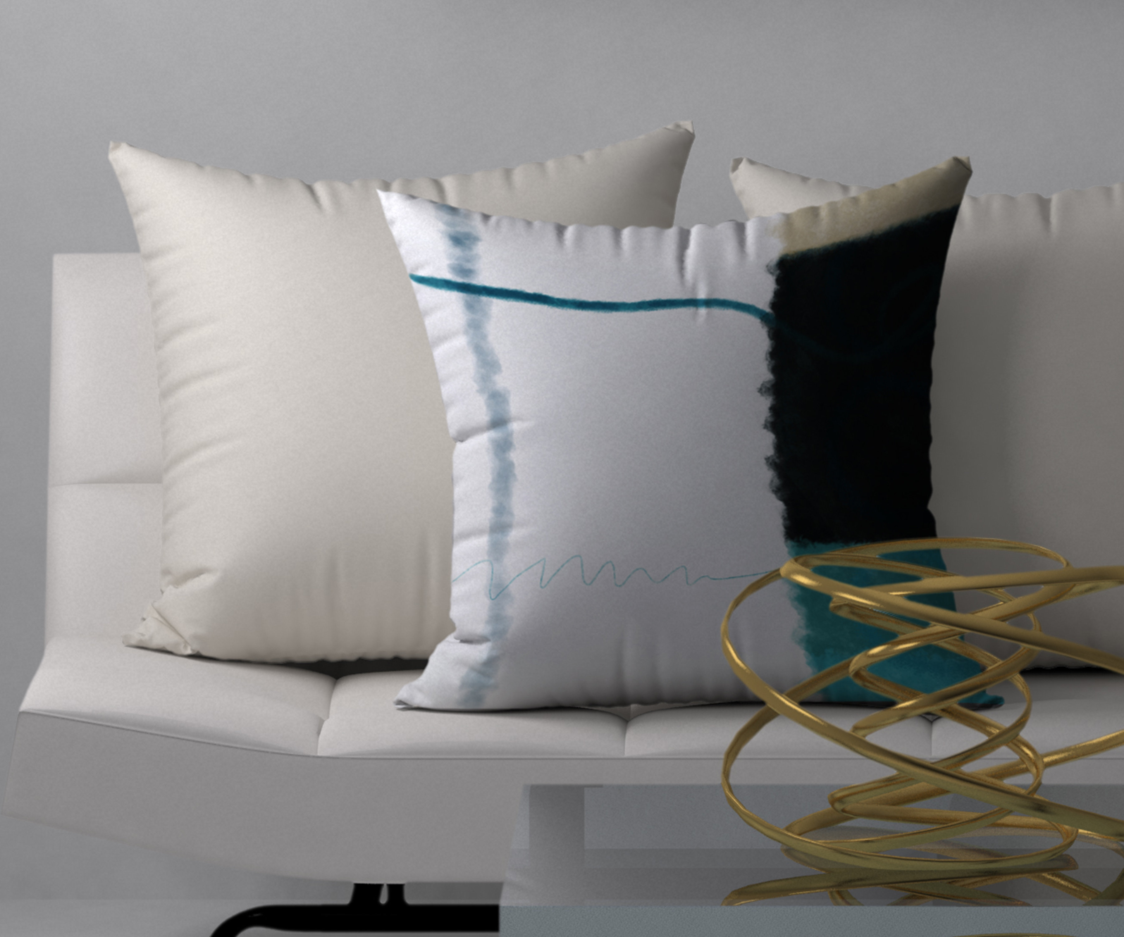 LeRoi Products Healthy Singular Square Throw Pillow | Wayfair