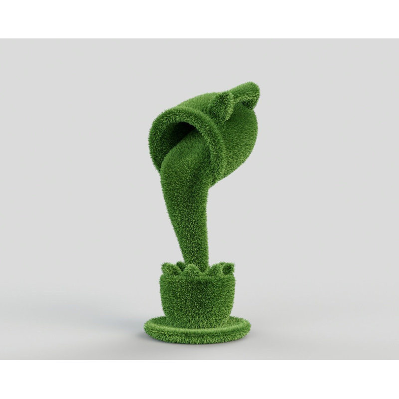 Decor Factory Studio Outdoor Cups Topiary Green Figures | Wayfair