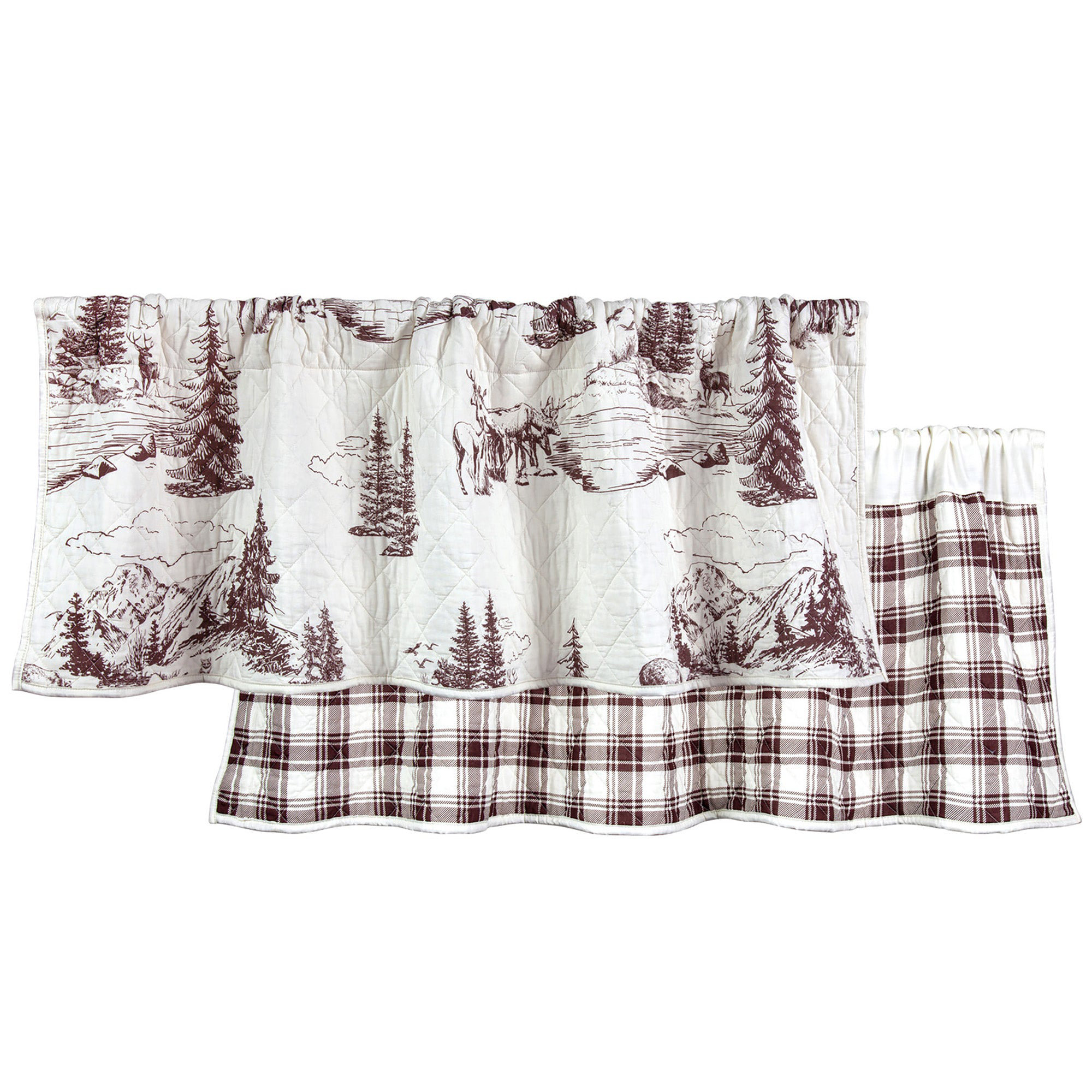 Paseo Road by HiEnd Accents White Pine White Brown Cotton Bear Deer ...