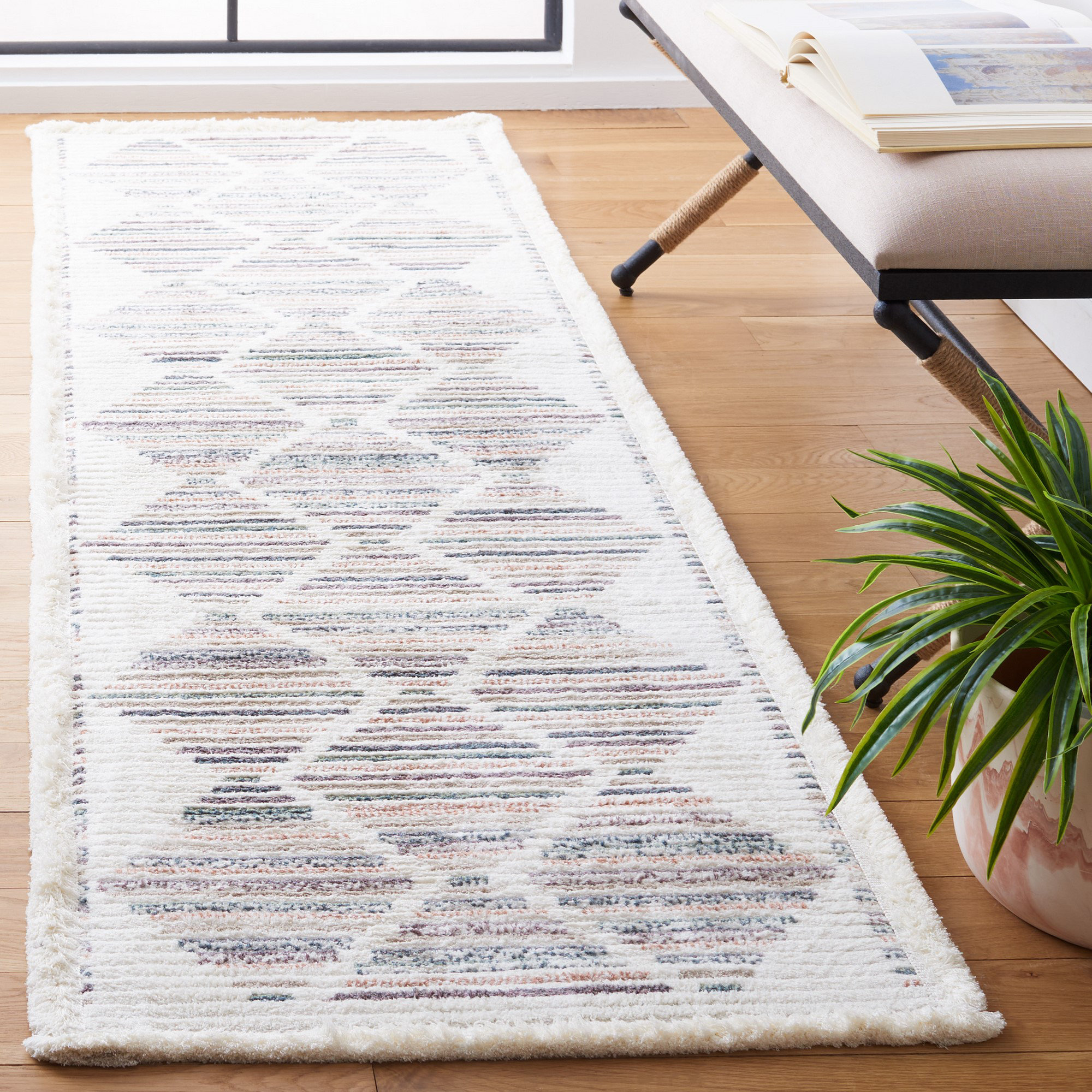 Union Rustic Alvilda Performance Geometric Rug | Wayfair