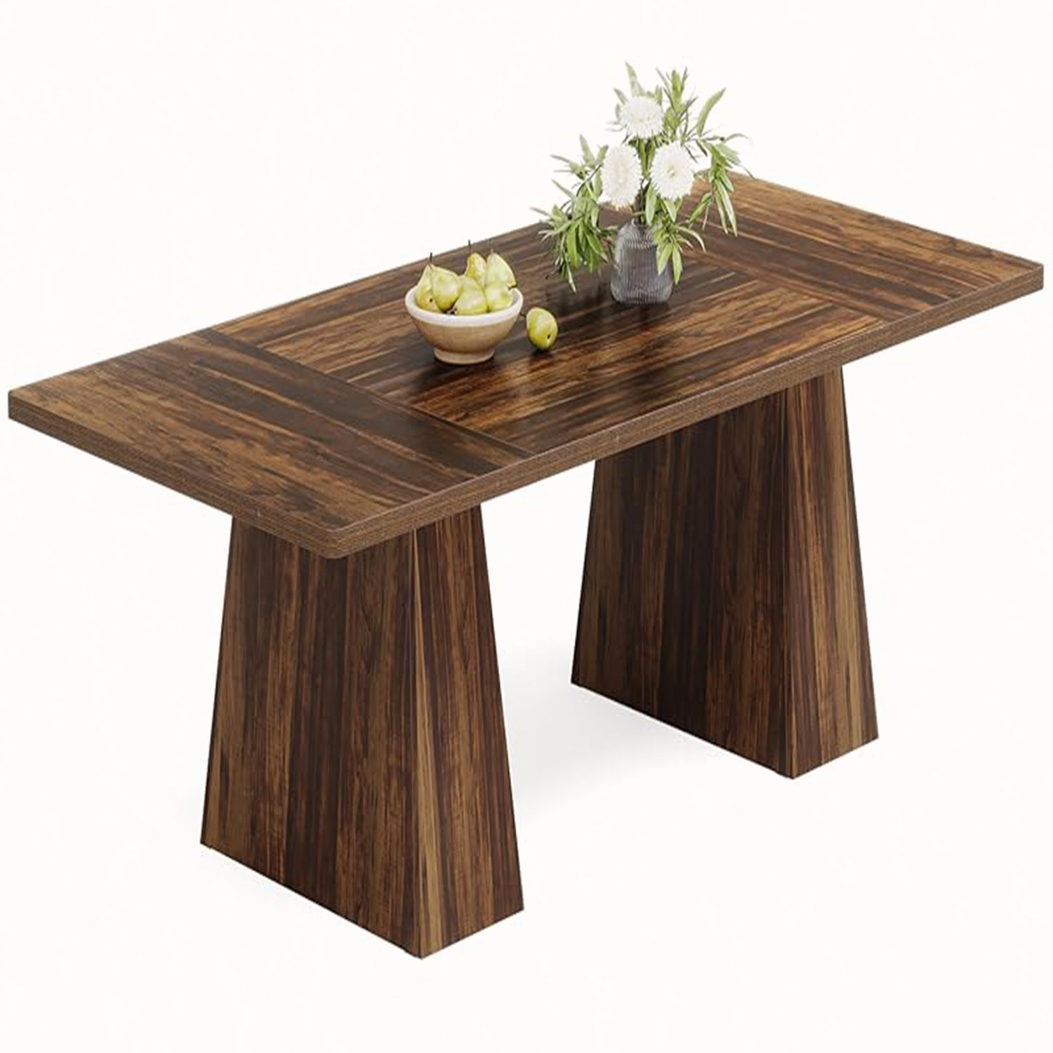 Latitude Run® 63" Modern Executive Desk, Large Home Office Computer ...