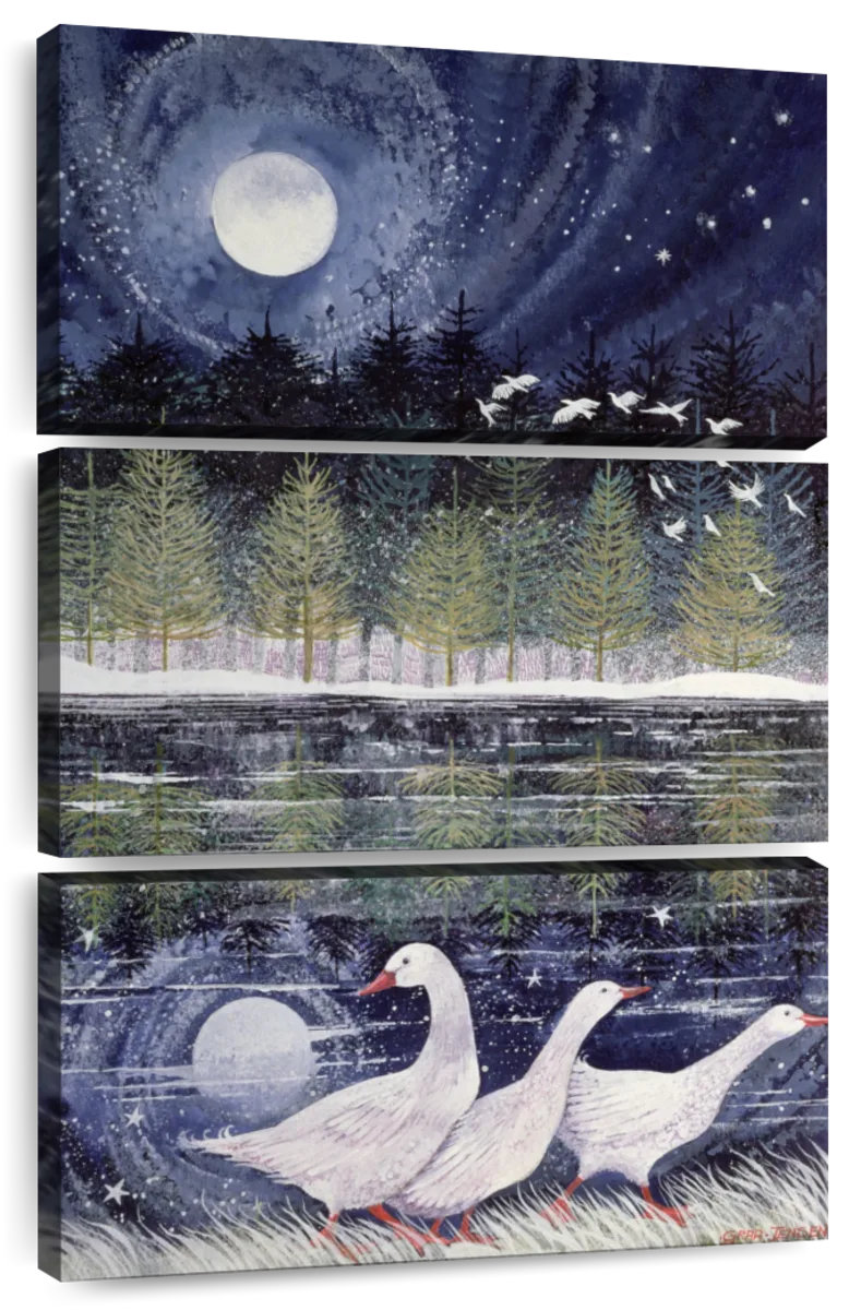 Ebern Designs Brampt Snow Geese | Wayfair