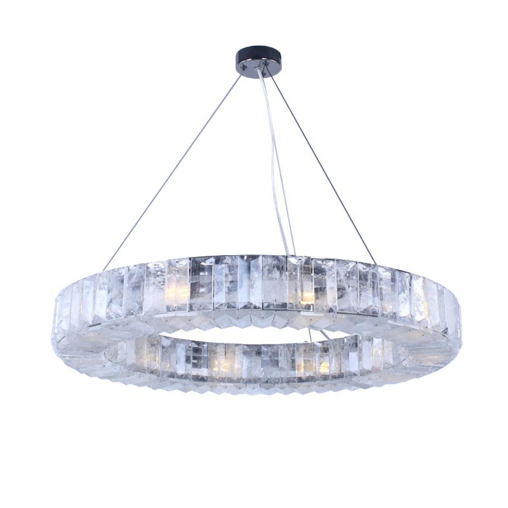 Everly Quinn Kuala Wheel Rock Light Stainless Steel Chandelier ...