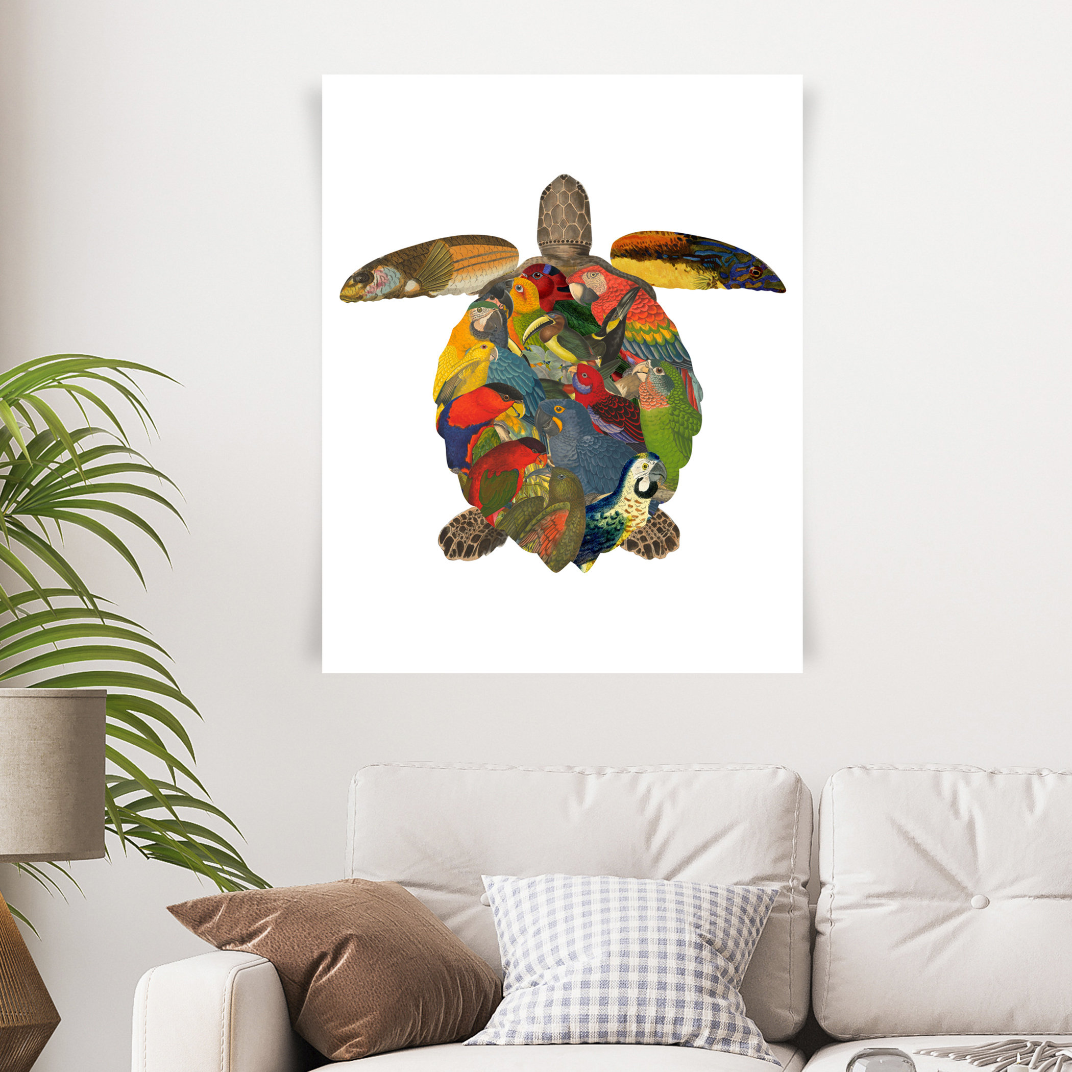 Nature Creative Nature Collage 1 On Paper | Wayfair